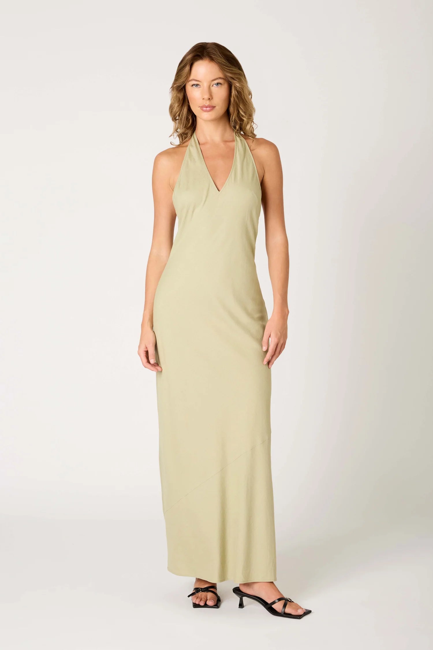 NIA-KELLY DRESS IN FERN – Blu Violet Boutique